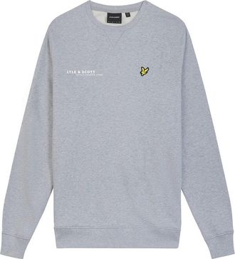 Lyle & Scott Co-Ordinate Rundhalsausschnitt Sweatshirt f&uuml;r Herren (Grau)