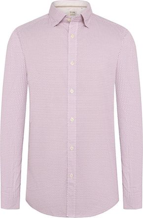 Fil Noir Gemustertes Hemd aus Baumwolle mit Kentkragen in