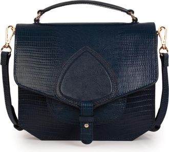 Kate Lee Damen Sac en Cuir Emelyne Bleu Tasche, blau