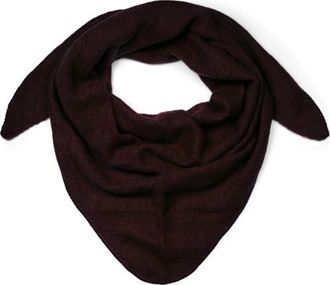 styleBREAKER &Eacute;charpe triangulaire tricot&eacute;e pour femme, grande, unie et chin&eacute;e | Douce et chaude pour lhiver | &Eacute;charpe tricot&eacute;e en viscose et laine pour des looks d