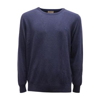 Brooksfield Wollpullover Made in Italy - - Knitwear - Herren - Blau - 2XL