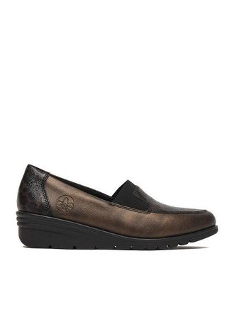 Rieker Halbschuhe L5351-90 Schwarz