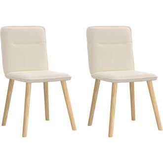 vidaXL Esszimmerst&uuml;hle 2 Stk. Leinen Vidaxl