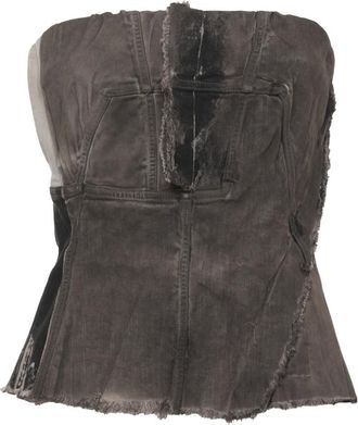 Rick Owens Damen, Oberteile, Grau, SGr&ouml;&szlig;e