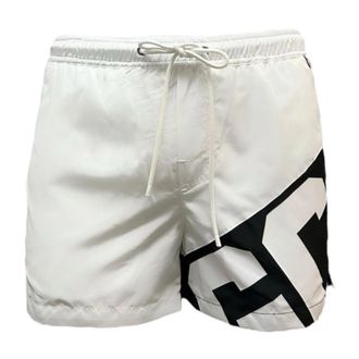 GCDS Wei&szlig;er Strandbekleidung B1Em3910Aw1-10 - - Swimwear - Herren - Wei&szlig; - 2XL