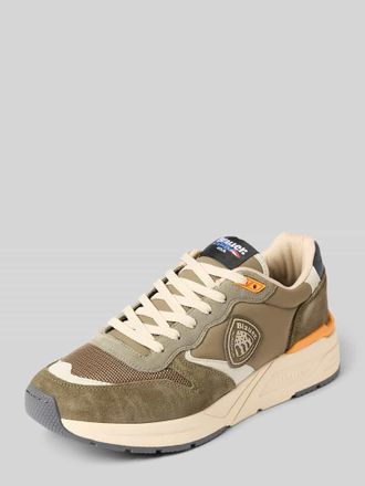 Blauer Sneaker mit Kontrastbesatz Modell RAYO