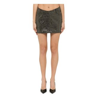 Rotate Rotate Birger Christensen, Femme, Jupes, Noir, Taille: 38 FR Mini Jupe