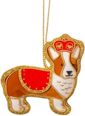 Sass & Belle | London Corgi Zari Stickerei Dekoration