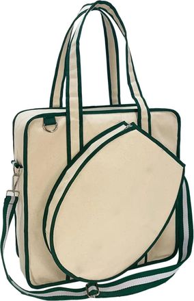 Generico Badmintontasche - Tennisschlägertasche aus robustem Segeltuch | große Tasche aus Segeltuch für Tennis und Badmintonschläger für Männer und Frauen