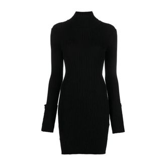 Paco Rabanne Elegantes schwarzes Strickkleid - - Dresses - Damen - Schwarzk - XS