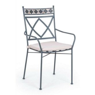 BIZZOTTO Chaise dext&eacute;rieur Berkley en m&eacute;tal