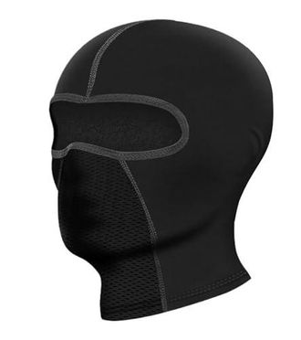Generic Masque Coupe Vent Chaud Hiver, Short Black-No Hole, M