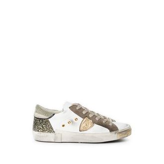 Philippe Model Baskets bi-mati&egrave;re en cuir