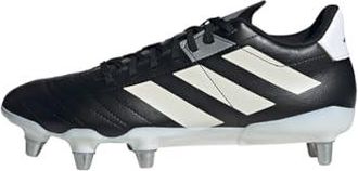adidas Unisex Chaussure de Rugby Kakari Terrain Gras, Core Black/Zero Metalic/Silver Metallic, 43 1/3