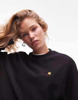 Carhartt Work in Progress Sweat-shirt à logo - Noir