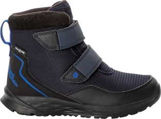 Jack Wolfskin Garçon Unisex Kinder Polar Bear Texapore Mid Vc K Bottes dhiver, Bleu Nuit, 28 EU