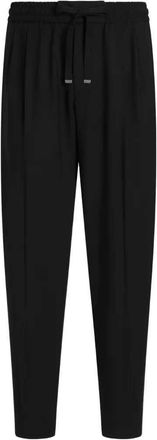 Dolce & Gabbana Pantalon de jogging en gabardine de laine Dolce & Gabbana