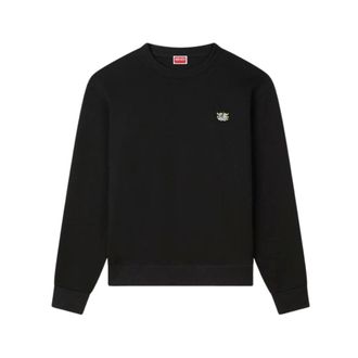Kenzo Homme, Sweatshirts et sweats &agrave; capuche, Noir, Taille: XL SweaT-shirt Brod&eacute; Tigre Sauvage