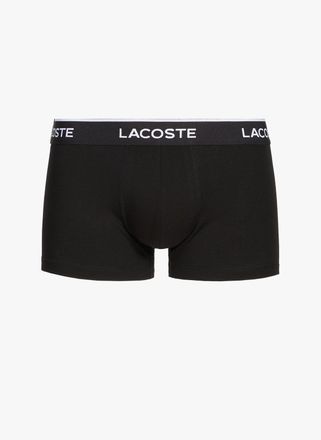 Lacoste Lot de 3 boxers en coton m&eacute;lang&eacute;
