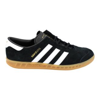 adidas Homme, Chaussures, Noir, Taille: 43 1/3 EU Daim Lacets Semelle Caoutchouc Baskets
