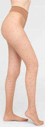 Calzedonia Transparente Strumpfhose Mit Tupfen Hautfarben
