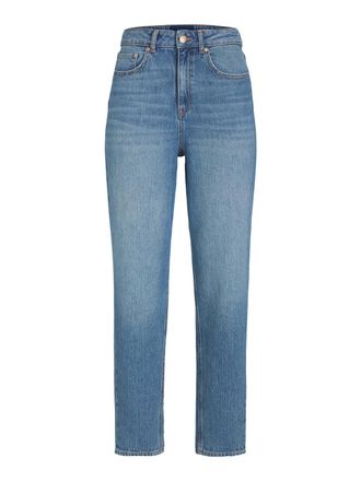 Jack & Jones Jack&Jones Damen JXLISBON MOM HW Jeans C4046 DNM Jeanshose, Light Blue Denim, 31W / 34L