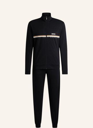 HUGO BOSS Pyjama-Set Long Set 1 Regular Fit schwarz