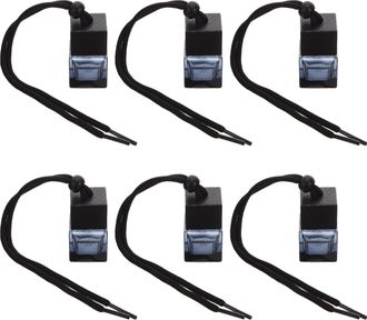 BESPORTBLE ELAYARD 6 St&uuml;ck Auto Duftflakon 8 ml Rechteckige Glasflasche Nachf&uuml;llbarer Auto Lufterfrischer Anh&auml;nger H&auml;ngender Parf&uuml;m Diffusor f&uuml;r R&uuml;ckspiegel Viel