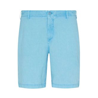 Vilebrequin Homme, Shorts, Bleu, Taille: S Shorts Bermuda en lin teint aux min&eacute;raux