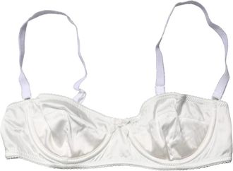Dolce & Gabbana Femme, Sous-v&ecirc;tements, Blanc, Taille: 38 FR Soutien-gorge balconnet &agrave; armatures semi-rembourr&eacute;