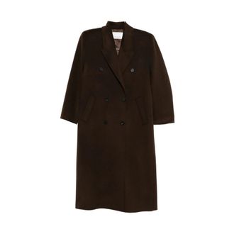 Frankie Shop Gaia Doppelreihiger Mantel - - Coats - Damen - Braun - M