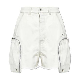 Rick Owens Denim Shorts mit Vintage-Effekt - - Shorts - Herren - Beige - W33