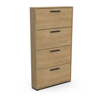 Demeyere Schuhschrank, buchenholz, 81 x 152 x 18 cm