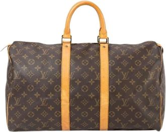 Louis Vuitton Sac de voyage Pre-owned Keepall 45 - Femme - Pre-owned - Brun - Taille: ONE Size