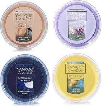 Yankee Candle Company Easy MeltCups Duftkerze, 4 St&uuml;ck, Verschiedene D&uuml;fte, je 60 ml Modern Small Variety Pack 2