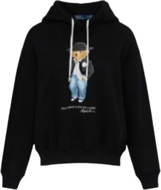 Polo Ralph Lauren Holiday Polo Bear Fleece Hoodie - - Sweatshirts & Hoodies - Damen - Schwarzk - S