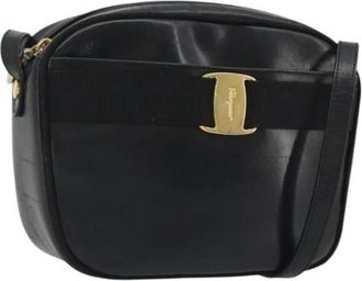 Ferragamo Sac port&eacute; &eacute;paule Pre-owned - Femme - Pre-owned - Noir - Taille: ONE Size