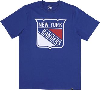 47 Brand Homme, Tops, Bleu, Taille: M Imprint Echo Tee Neyran