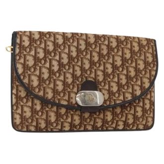 Dior Pre-owned Trotter Canvas Schultertasche - - Pre-owned - Damen - Braun - ONE SIZE