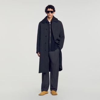 Sandro Langer Oversize-Mantel