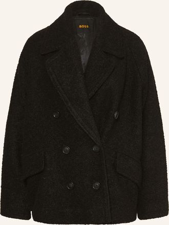 HUGO BOSS Cabanjacke Cabani Aus Boucl&eacute; schwarz