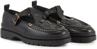 Kleman Sandales tress&eacute;es en cuir grain&eacute;