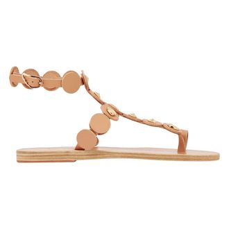 Ancient Greek Sandals R&ouml;mische Ledersandalen - - Shoes - Damen - Beige - 38 EU