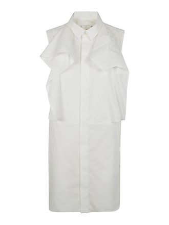 sacai Robe Courte - Blanc