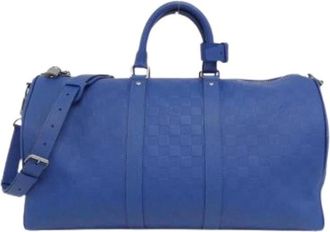 Louis Vuitton unisex, Pre-owned, Bleu, Taille: ONE Size Pre-owned Cuir sacs-louis-vuitton