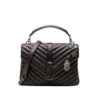 Saint Laurent Sac College Pre-owned - Femme - Pre-owned - Noir - Taille: ONE Size