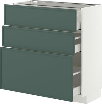 IKEA METOD / MAXIMERA Unterschrank mit 3 Schubladen