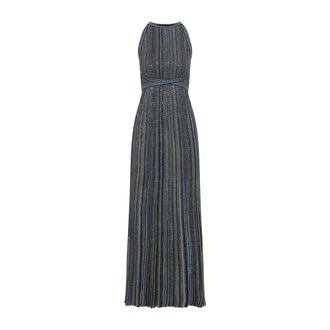 Missoni Robe longue sans manches - Femme - Robes - Vert - Taille: 36 FR