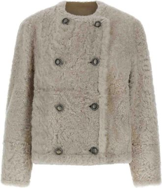 Brunello Cucinelli Kurzer Mantel - Beige