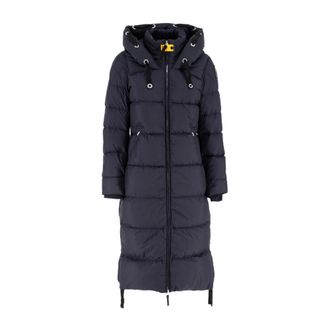 Parajumpers Femme, Manteaux, Bleu, Taille: 44 FR Manteau Long à Capuche Duvet Nylon Léger